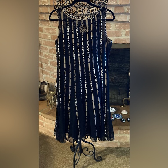 Sandra Darren | Dresses | Sandra Darren Sheer Dress With Satin Animal ...